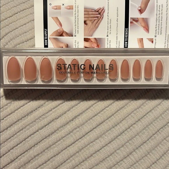 Static Nails | Makeup | Static Nails Matte Rose Reusable Popon ...